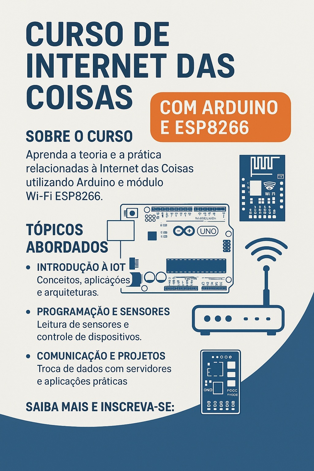 Curso De Iot Prático Com Arduino E Esp8266 Zitronica Lda